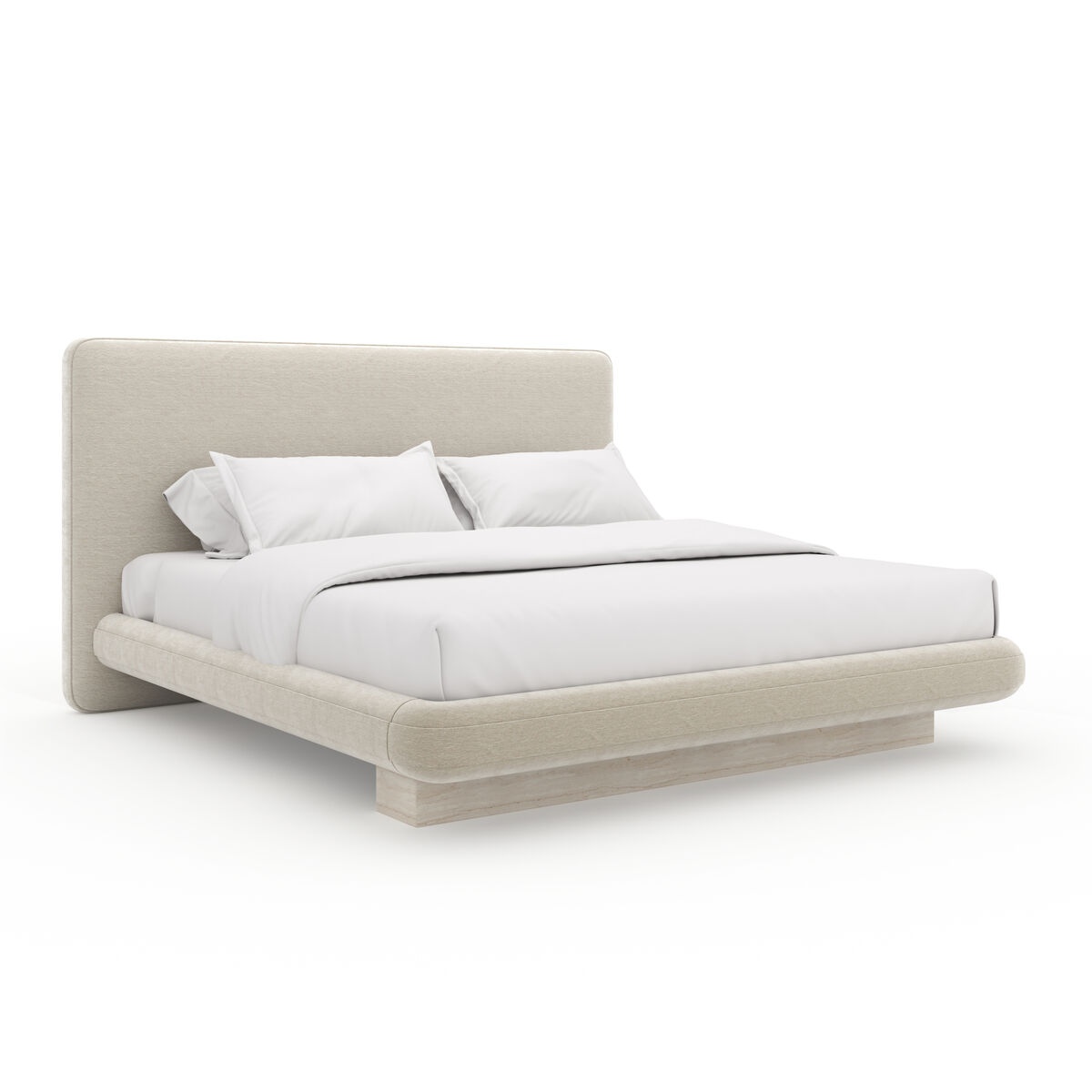 Кровать Overlap Uph King Bed Ivory